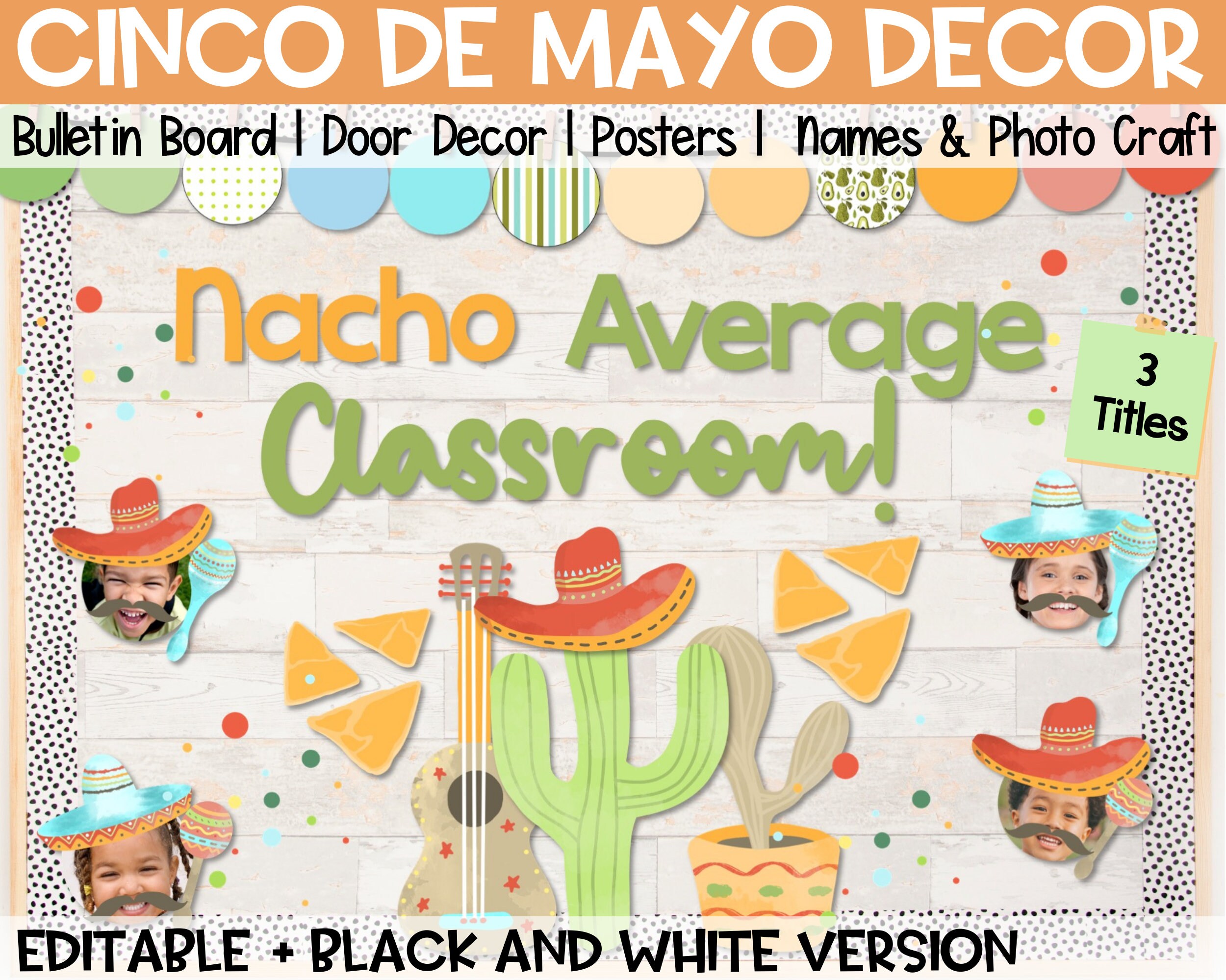Cinco De Mayo Bulletin Board & Interactive Classroom Decor - Etsy