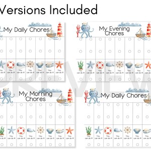 Printable Flip Routine Chart, Editable Morning, Evening, Bedtime Flip ...