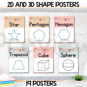 Circus Themed 2D and 3D Shape Posters for Bulletin Boards and Back to ...