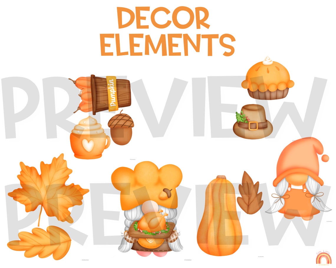 Thanksgiving Fun Gnome Bulletin Board & Classroom Decor - Etsy