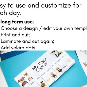 Printable Chore Charts Superhero Themed, Editable Visual Schedule ...