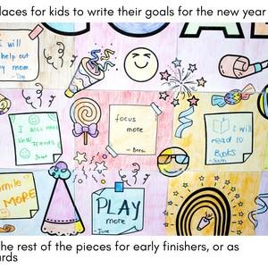 New Year Collaborative Poster | Printable Goal-setting Activity for ...
