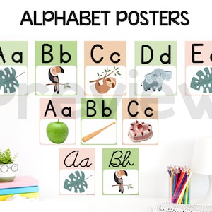 Jungle Safari Editable Classroom Decor Bundle, Bulletin Boards, Back to ...