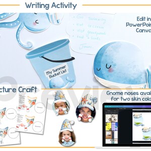 End of Year / Summer Fun Nautical Gnomes Bulletin Board & Classroom ...