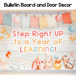 Circus Back to School, Open House & Meet the Teacher Kit, Welcome ...