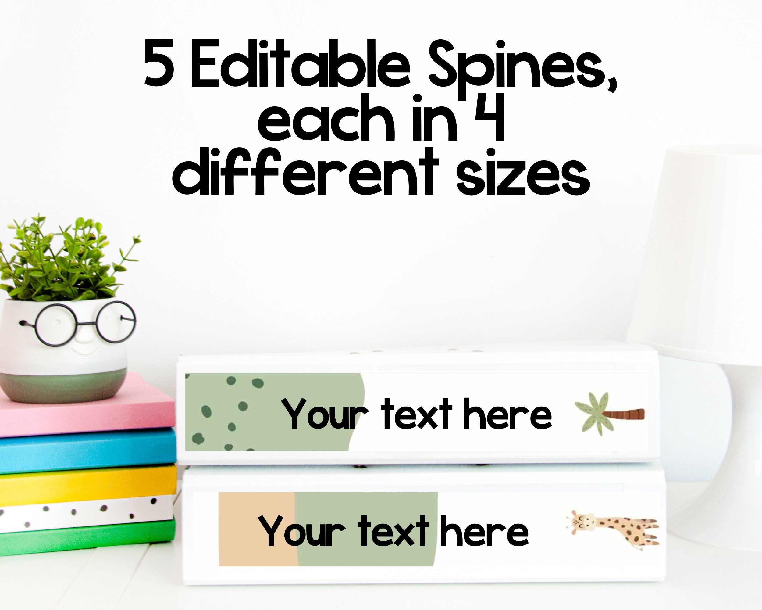 Teacher Planner - Editable Binder Covers, Spines & Forms, Jungle Safari ...