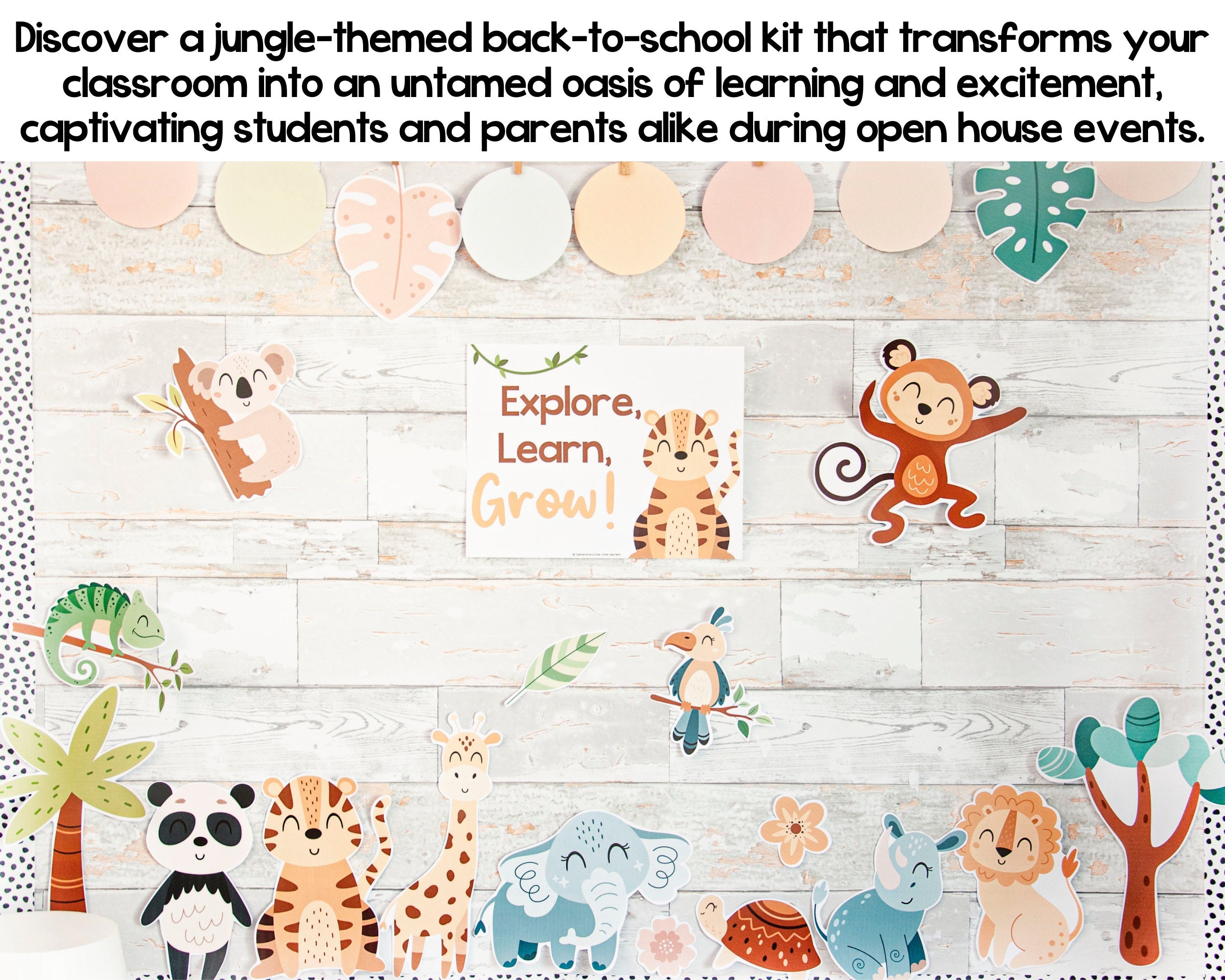 Jungle Back to School Open House & Meet the Teacher Kit - Etsy