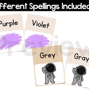 Boho Space Themed Color Posters for Bulletin Boards and Classroom Decor ...