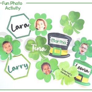 St. Patrick's Day Cutest Clovers Bulletin Board & Editable, Interactive ...