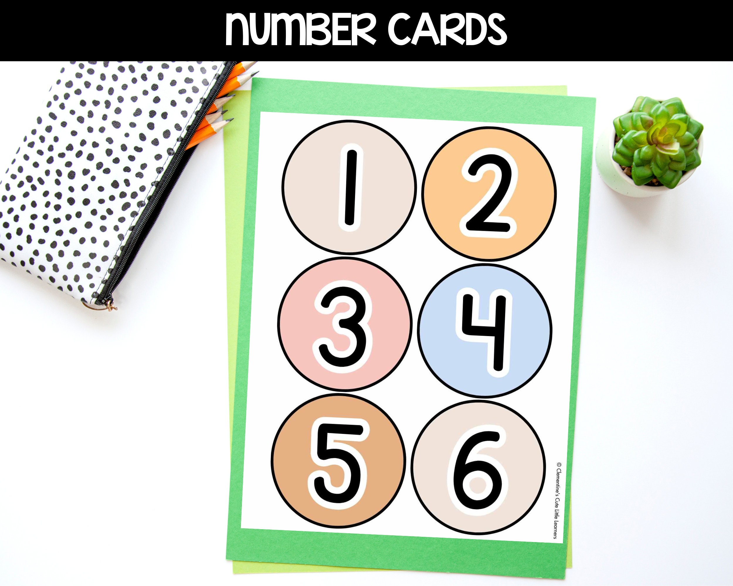 Circus Themed Number Posters for Bulletin Boards & Classroom - Etsy