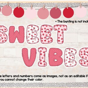 Sweet Valentine's Day Lettering for Bulletin Board Titles + Classroom ...