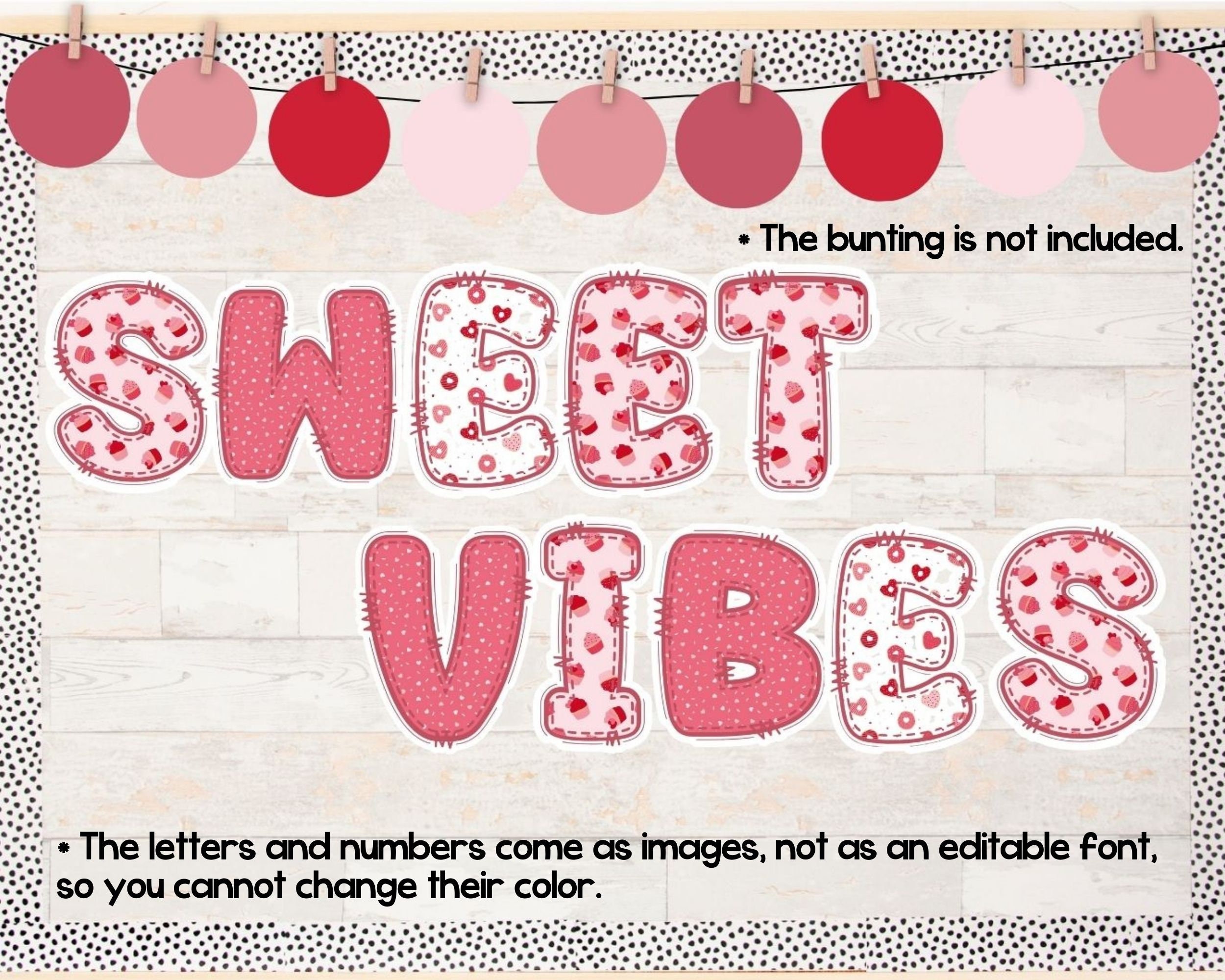 Sweet Valentine's Day Lettering for Bulletin Board Titles Classroom ...