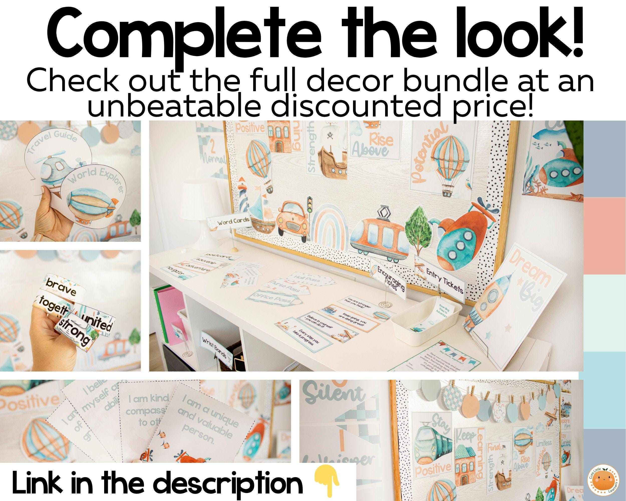 Travel Adventure Alphabet Posters | Printable Classroom Decor and ...