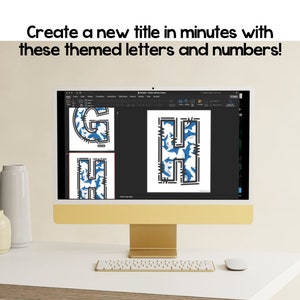 Shark Letters & Numbers | Editable Bulletin Board and Door Titles for ...
