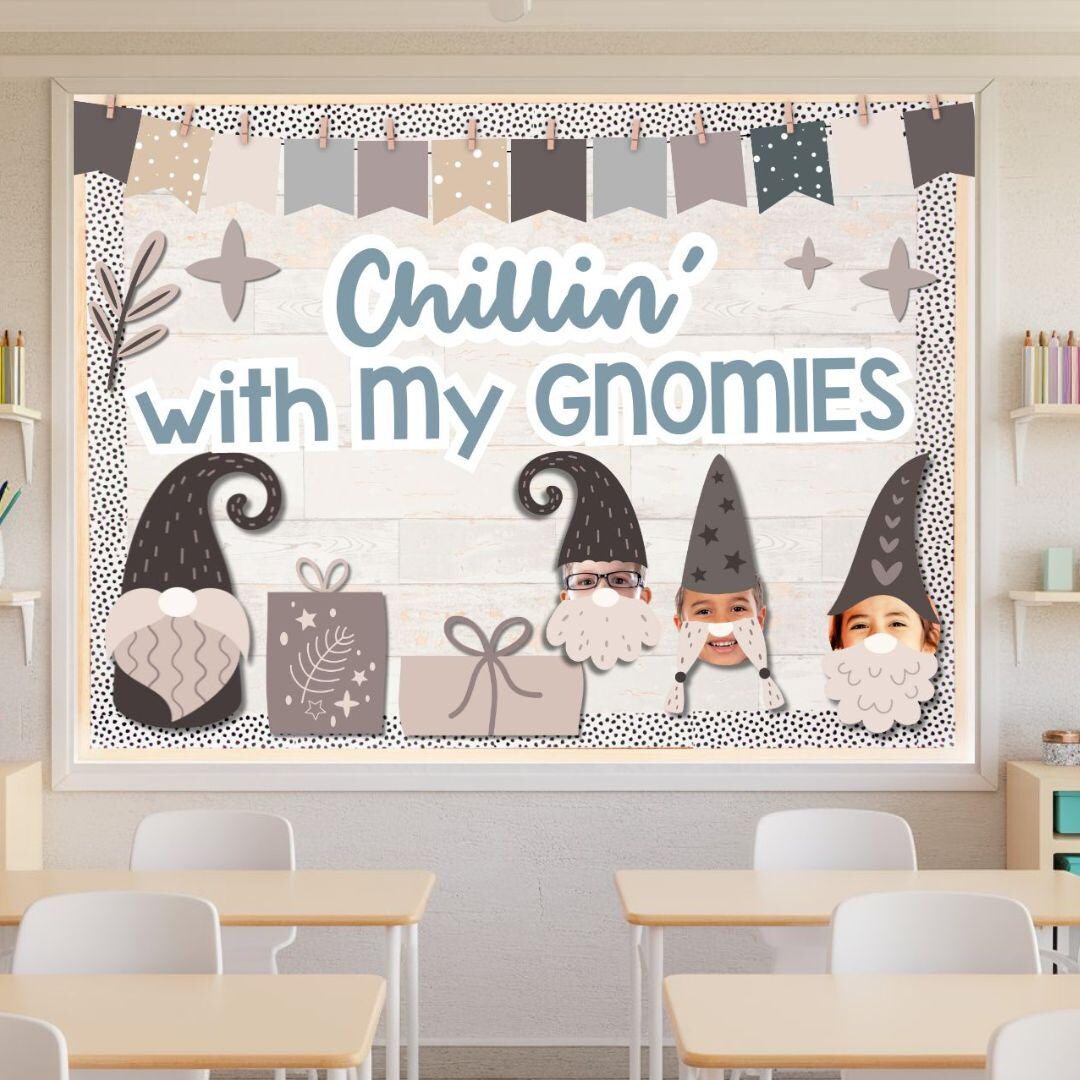 Fun Winter Gnomes Classroom Decor, Door Decor & Bulletin Board, Photo ...