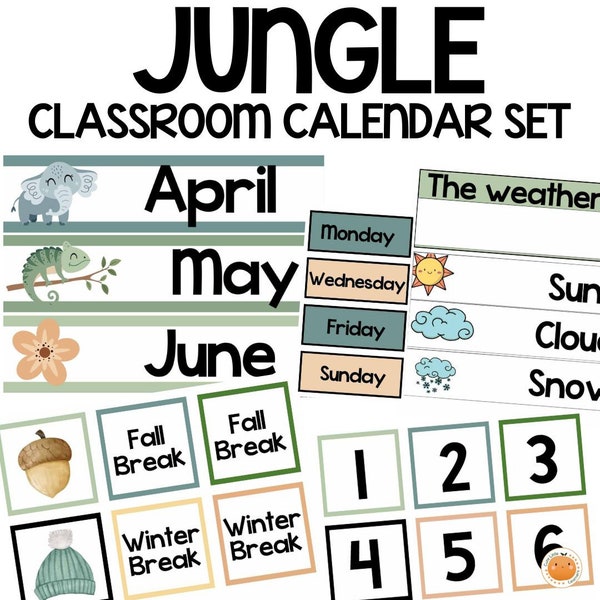 Safari Classroom - Etsy