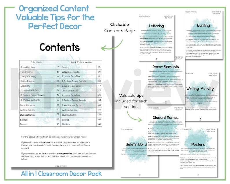 Groovy Retro Earth Day Bulletin Board Kit | Editable Classroom Decor ...