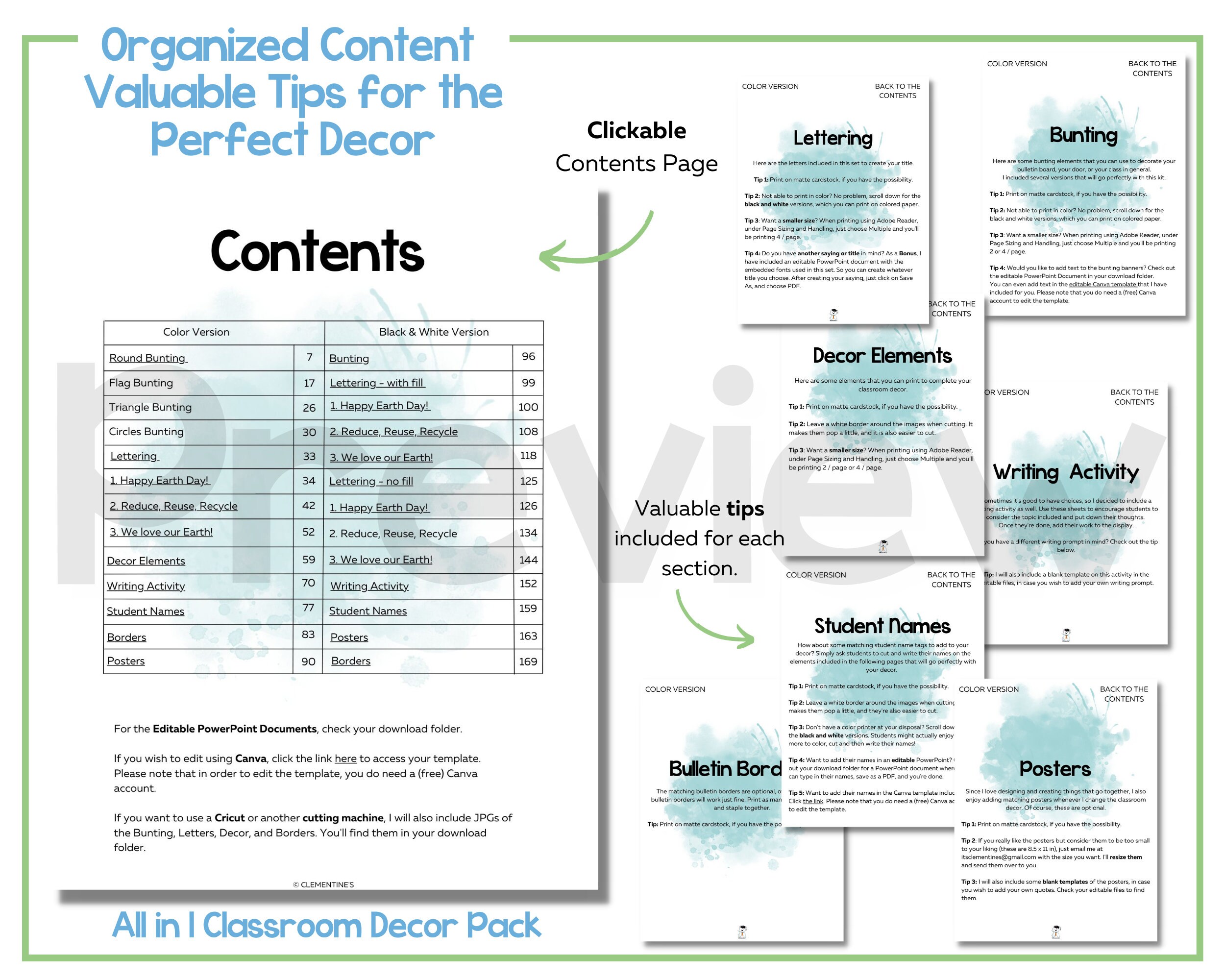 Groovy Retro Earth Day Bulletin Board Kit | Editable Classroom Decor ...