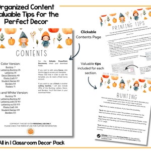 Thanksgiving Gratitude Bulletin Board & Classroom Decor + Editable ...