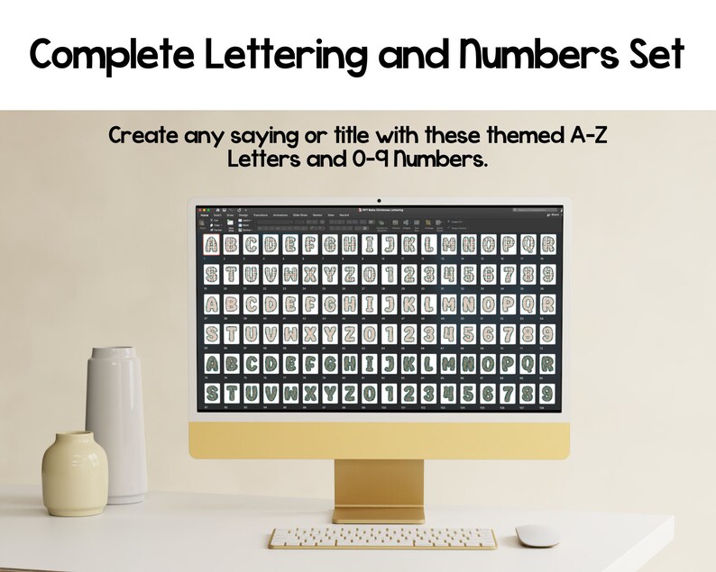 Boho Winter Bulletin Board Letters – Printable Alphabet for Classroom ...
