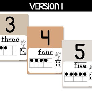 Farm Themed Number Posters for Classroom Decor, Spanish Version ...