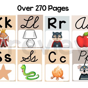 Alphabet Posters Superheroes Themed Primary, Cursive & Decorative Fonts ...