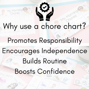 Printable Chore Charts Mermaid Themed, Editable Visual Schedule & Chore ...