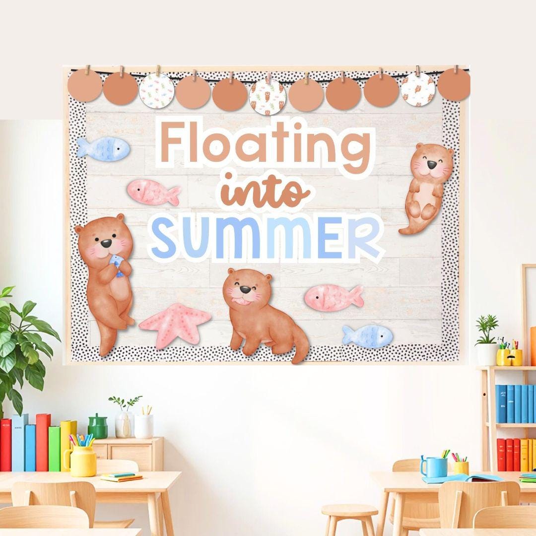 Otter Bulletin Board Idea & Printable Classroom Decoration - Posters ...