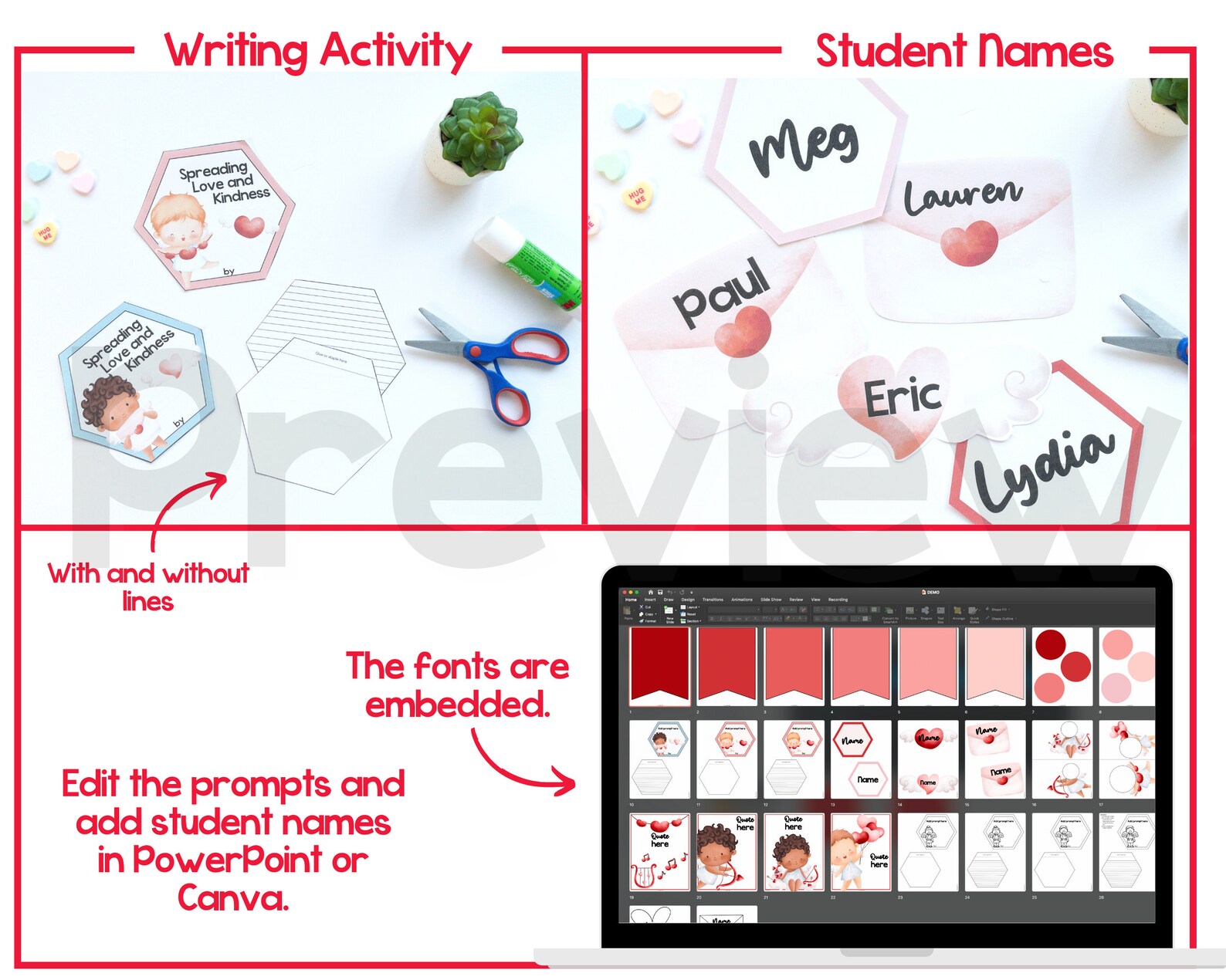 Cute Cupid Valentine's Day Bulletin Board & Interactive Classroom Decor ...