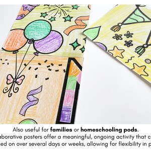 Mardi Gras Collaborative Poster for Kids - Printable Coloring Poster ...