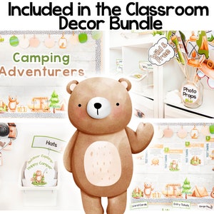 Editable Binder Covers, Spines & Forms, Outdoor Camping Themed Editable ...