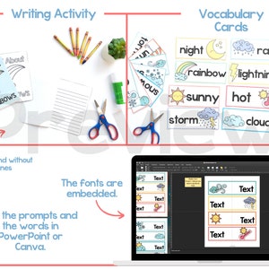 Weather Chart Bulletin Board & Classroom Decor - Interactive and ...