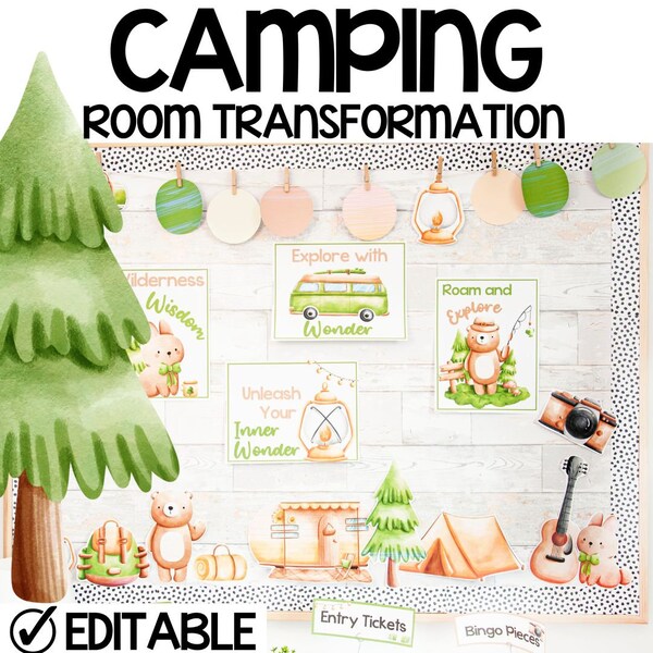 Camping Classroom - Etsy