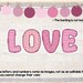Bright Pink Valentine’s Day Lettering – Printable Bulletin Board Titles ...