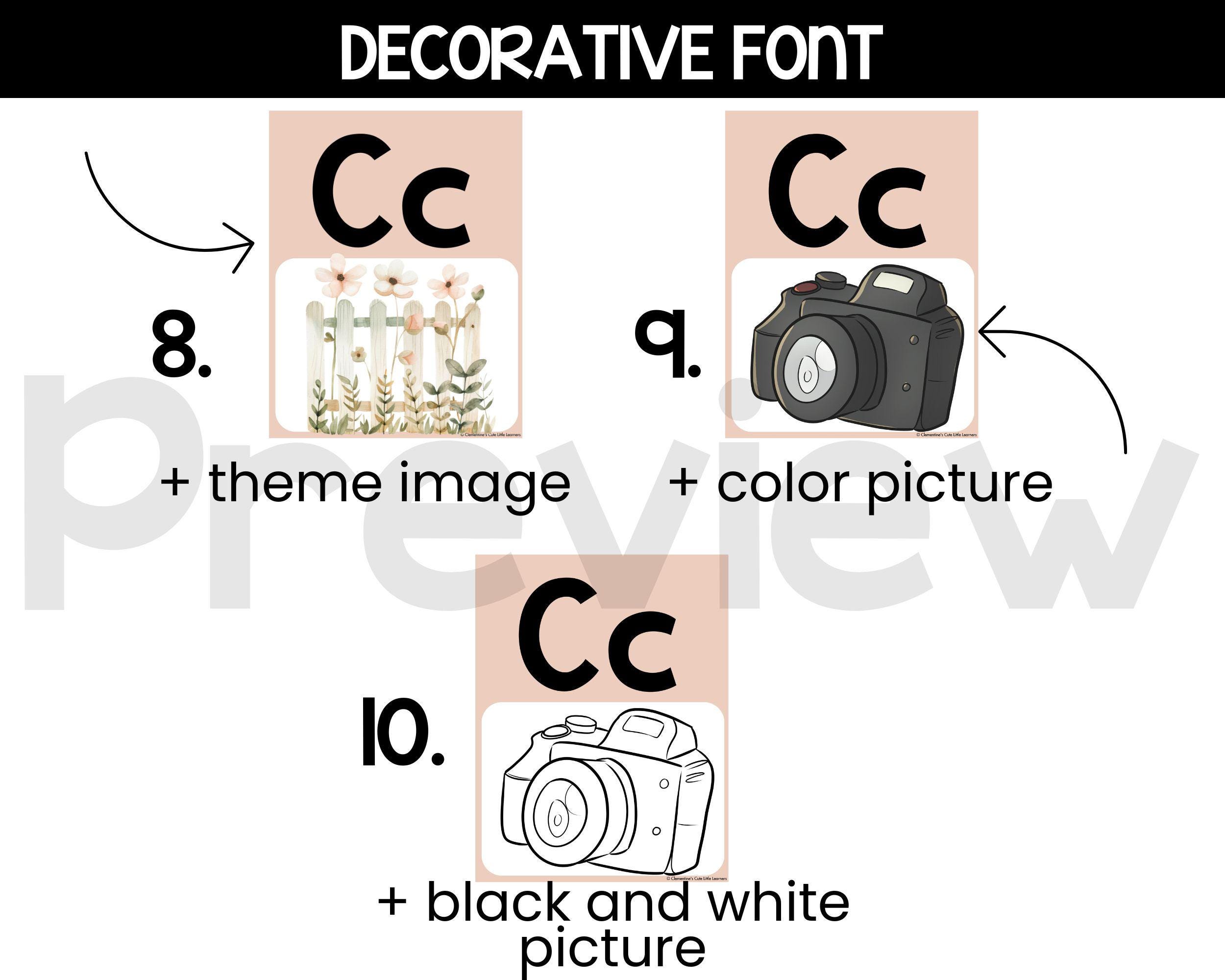 Farm Themed Alphabet Posters for Classroom Decor & Bulletin Board ...