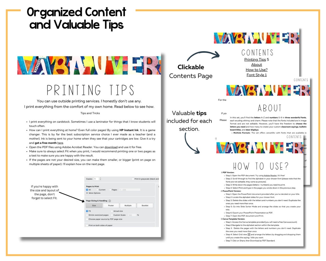 Shark Letters & Numbers | Editable Bulletin Board and Door Titles for ...