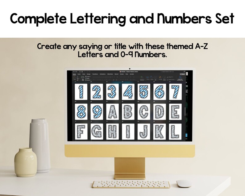 Shark Letters & Numbers | Editable Bulletin Board and Door Titles for ...