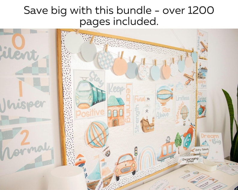 Travel Classroom Decor Bundle | Editable Bulletin Board, Meet the ...