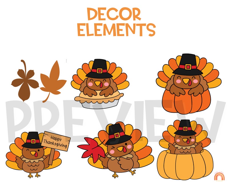 Thanksgiving Little Turkeys Bulletin Board & Classroom Decor - Etsy