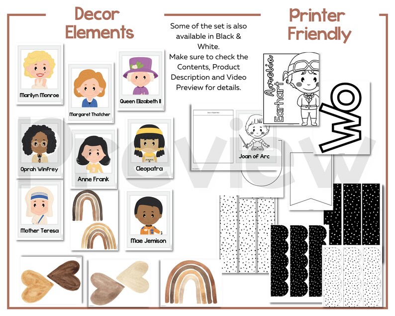 Women’s History Month Bulletin Board – Interactive Classroom Decor With ...