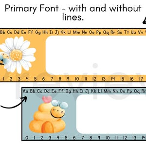 Busy Bees Desk Name Tags | Editable Classroom Labels for Student Desks ...