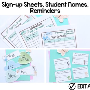 Jungle Back to School & Meet the Teacher Kit, Editable Welcome Bulletin ...