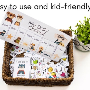 Printable Chore Charts Superhero Themed, Editable Visual Schedule ...