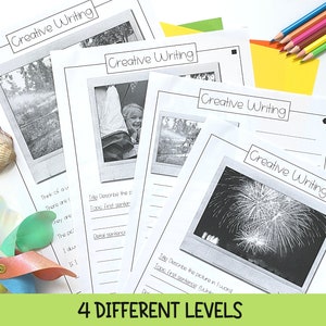 Printable Picture Writing Activity Summer Picture Prompts for ...