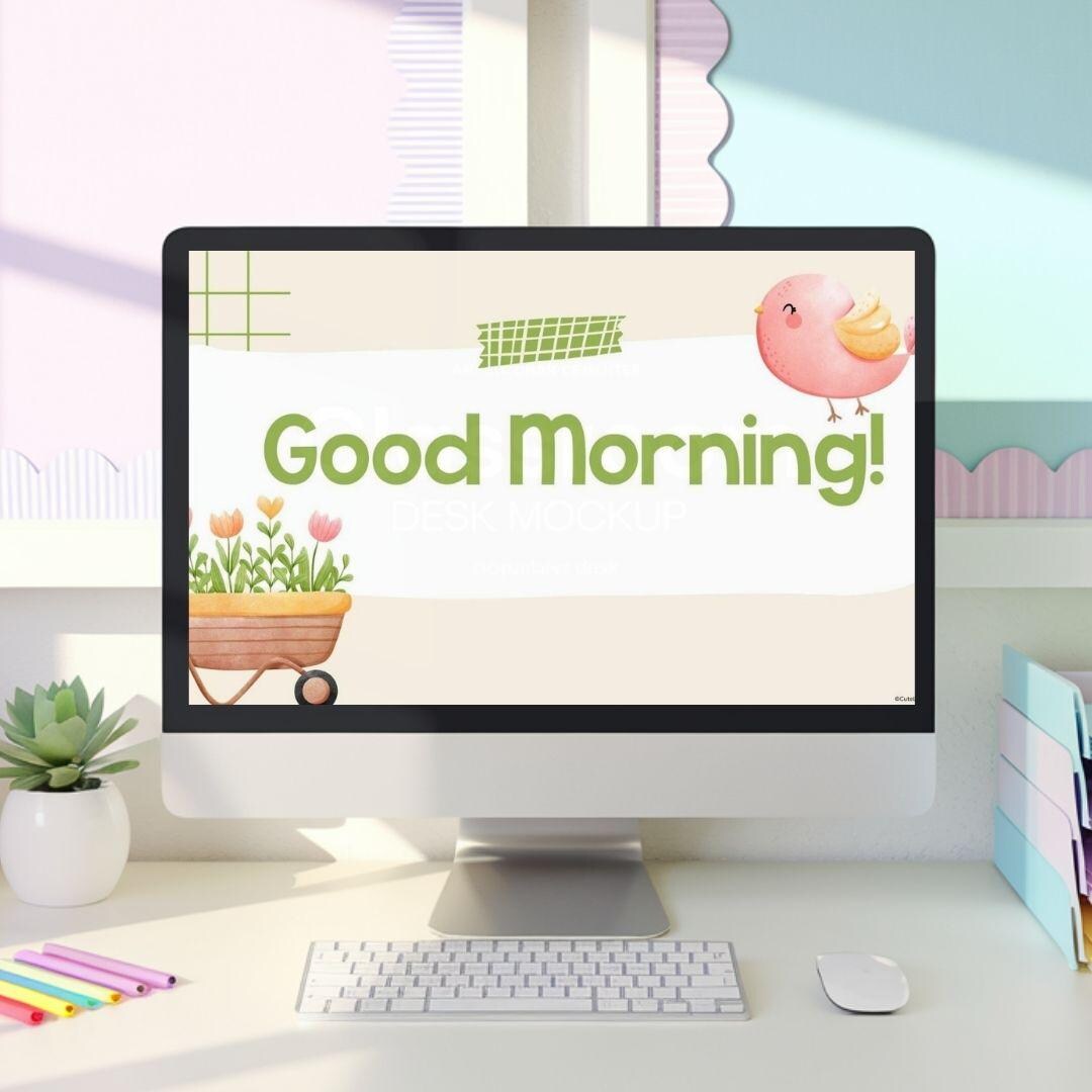 Spring Daily Classroom Slide Templates With Timers, Centers, Behavior ...