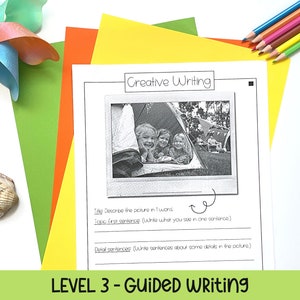 Printable Picture Writing Activity Summer Picture Prompts for ...