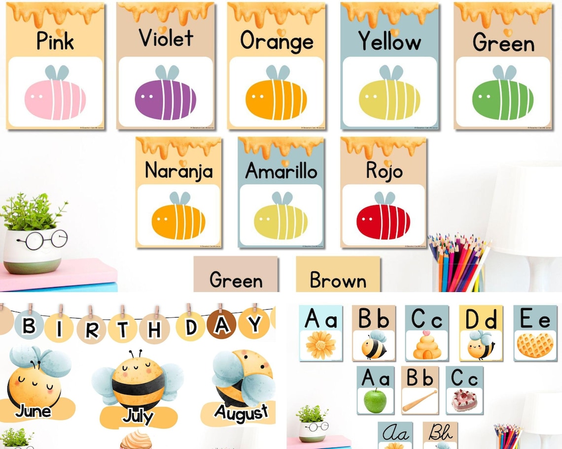 Busy Bee Classroom Decor Bundle | Editable Bulletin Board, Meet the ...
