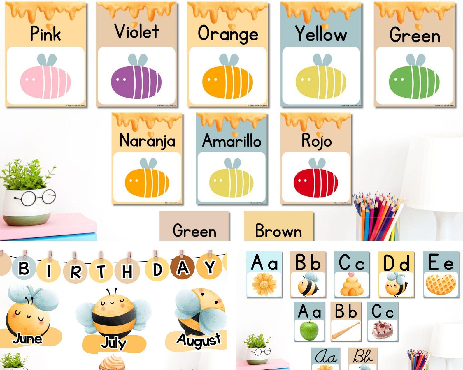 Busy Bee Classroom Decor Bundle | Editable Bulletin Board, Meet the ...