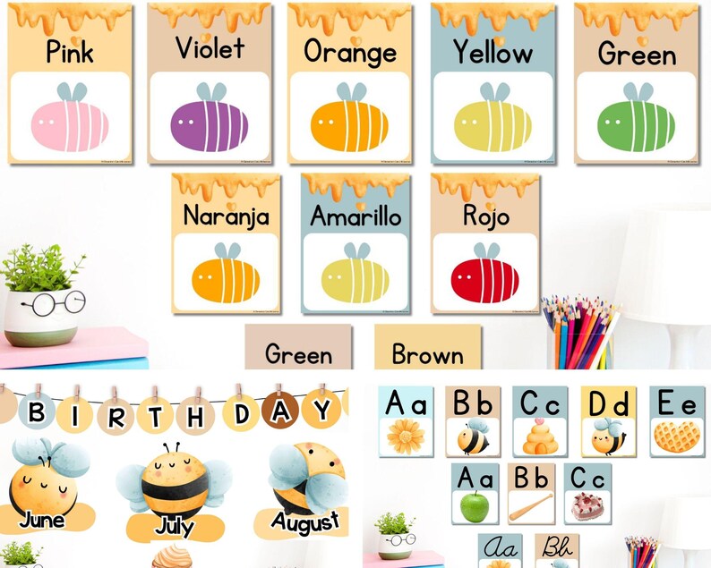 Busy Bee Classroom Decor Bundle | Editable Bulletin Board, Meet the ...