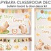 Capybara Classroom Decor Kit | Editable Bulletin Board Set With Posters ...